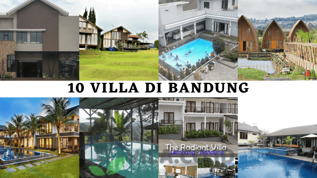 13 Villa Di Bandung Murah Private Pool Untuk Rombongan Keluarga - VILA.CO.ID