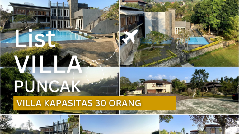 Daftar Villa Di Puncak Untuk 30 orang - VILA.CO.ID